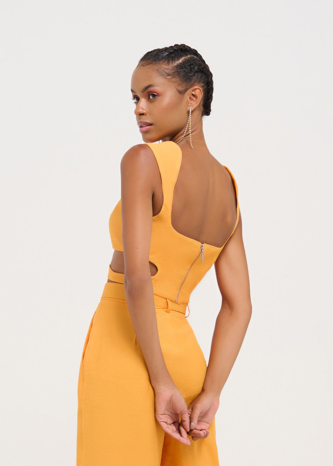 Cropped Recorte Colors - Mango - LORE