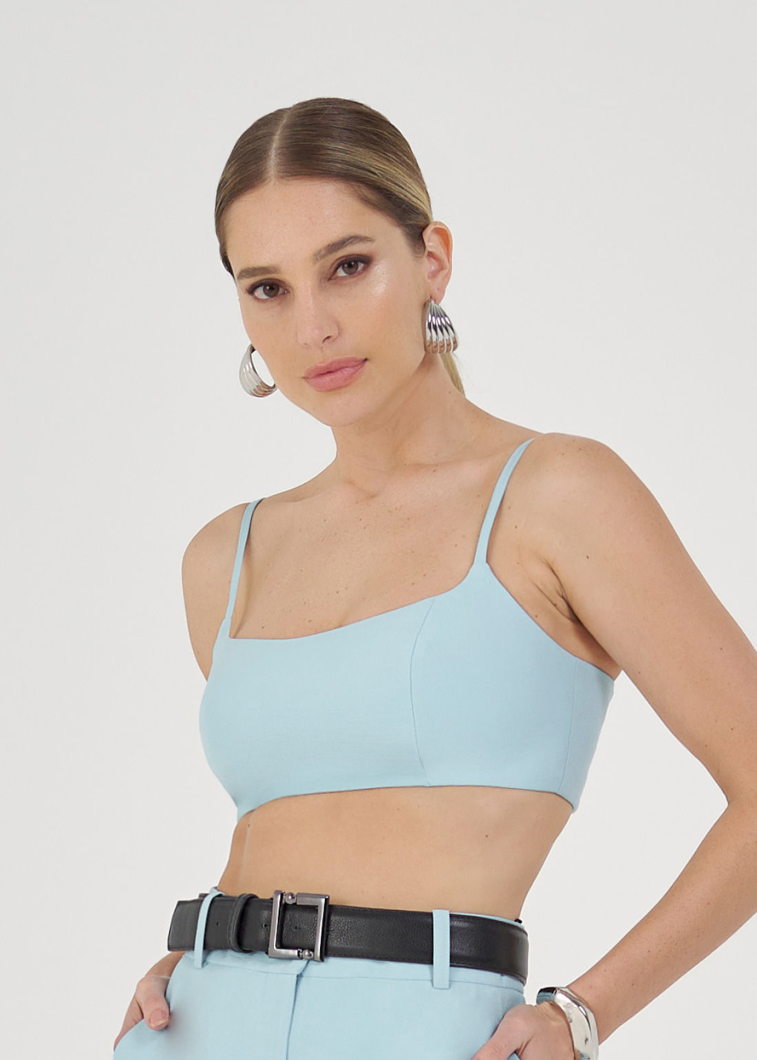 Top Alfaiataria Visco - Light Blue - LORE