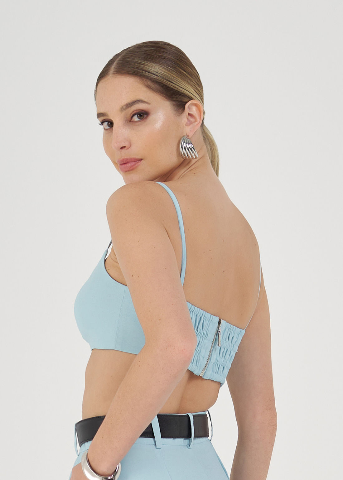 Top Alfaiataria Visco - Light Blue - LORE